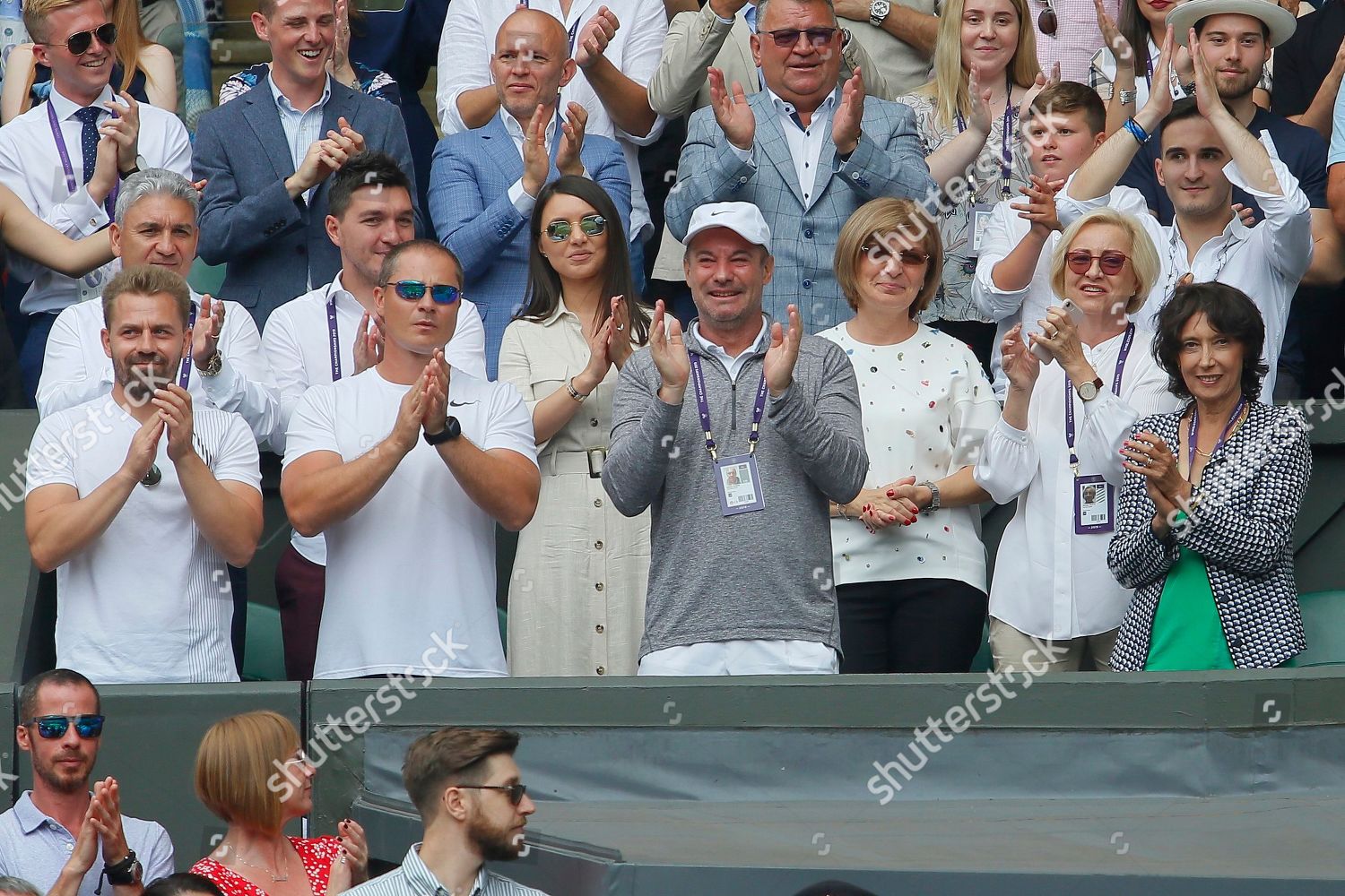 Simona Halep Box Coach Mother Editorial Stock Photo - Stock Image ...