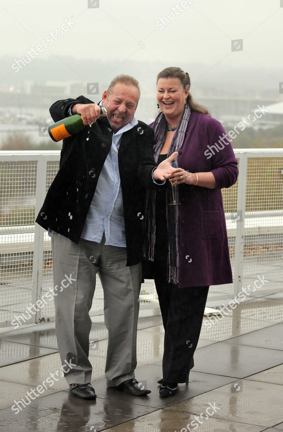 Les Scadding 58 Wife Samantha Peacheyscadding Editorial Stock Photo ...