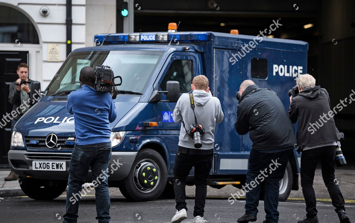 Members Media Watch Armoured Police Van Editorial Stock Photo - Stock ...