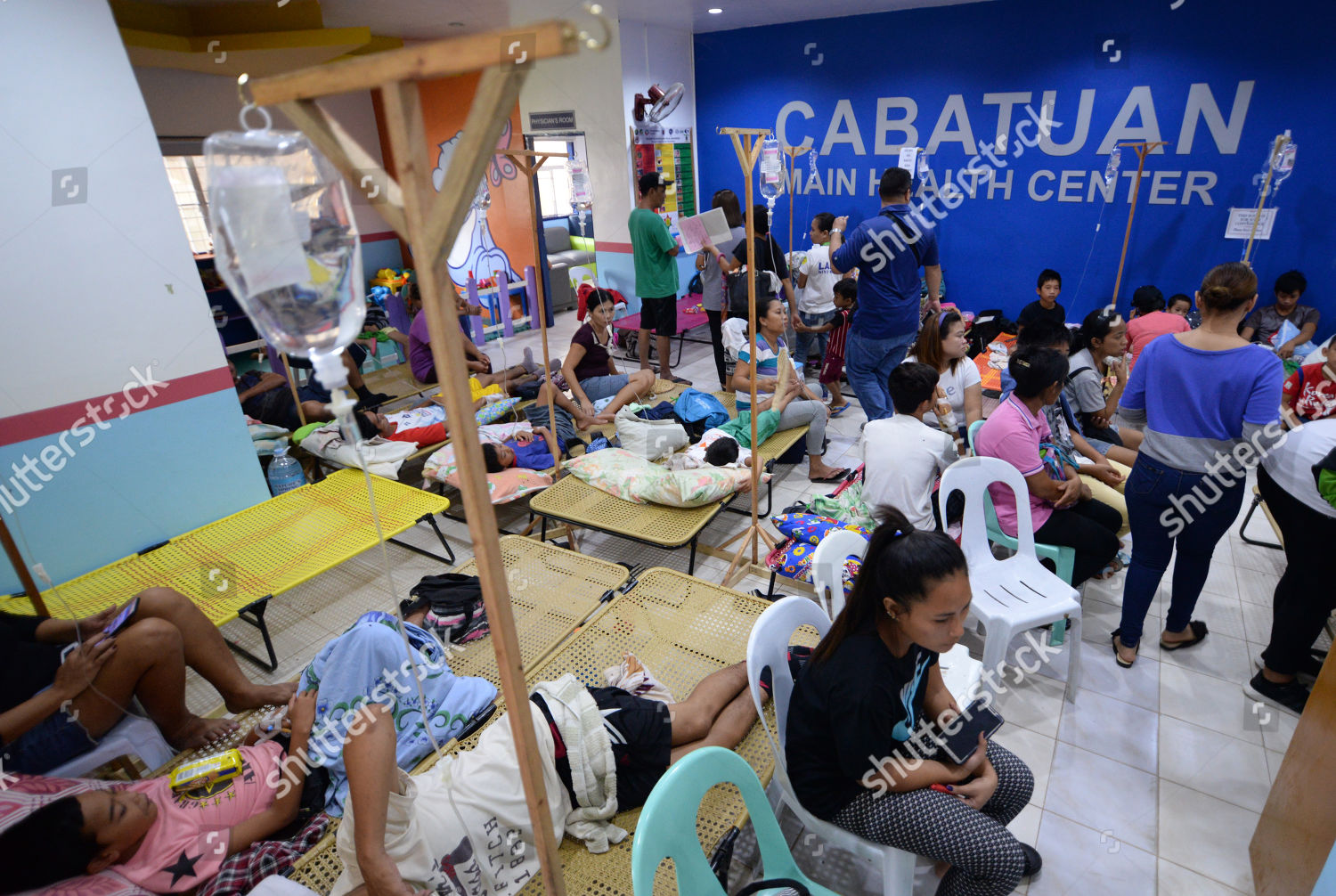 Patients Suffering Dengue Fever Rest Inside Editorial Stock Photo ...