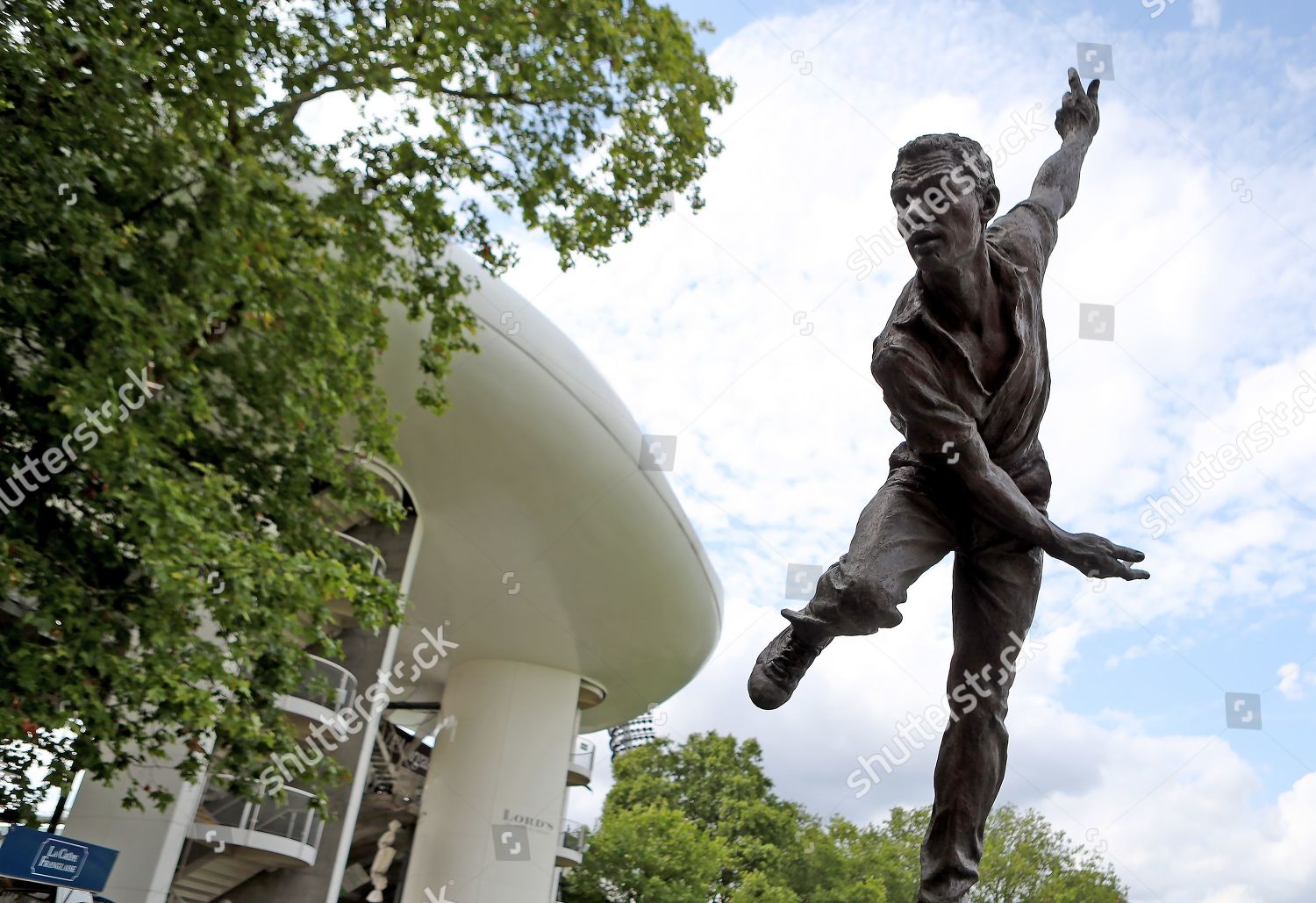 Bowling Statue Around Ground Prior Middlesex Editorial Stock Photo ...