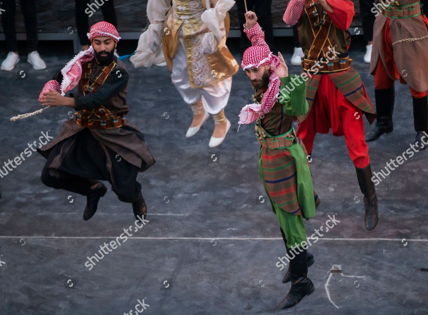 Jordanian Dancers Perform During Opening Ceremony Editorial Stock Photo ...