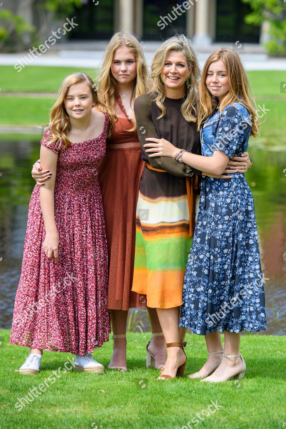 Queen Maxima Children Princess Amalia Princess Editorial Stock Photo ...