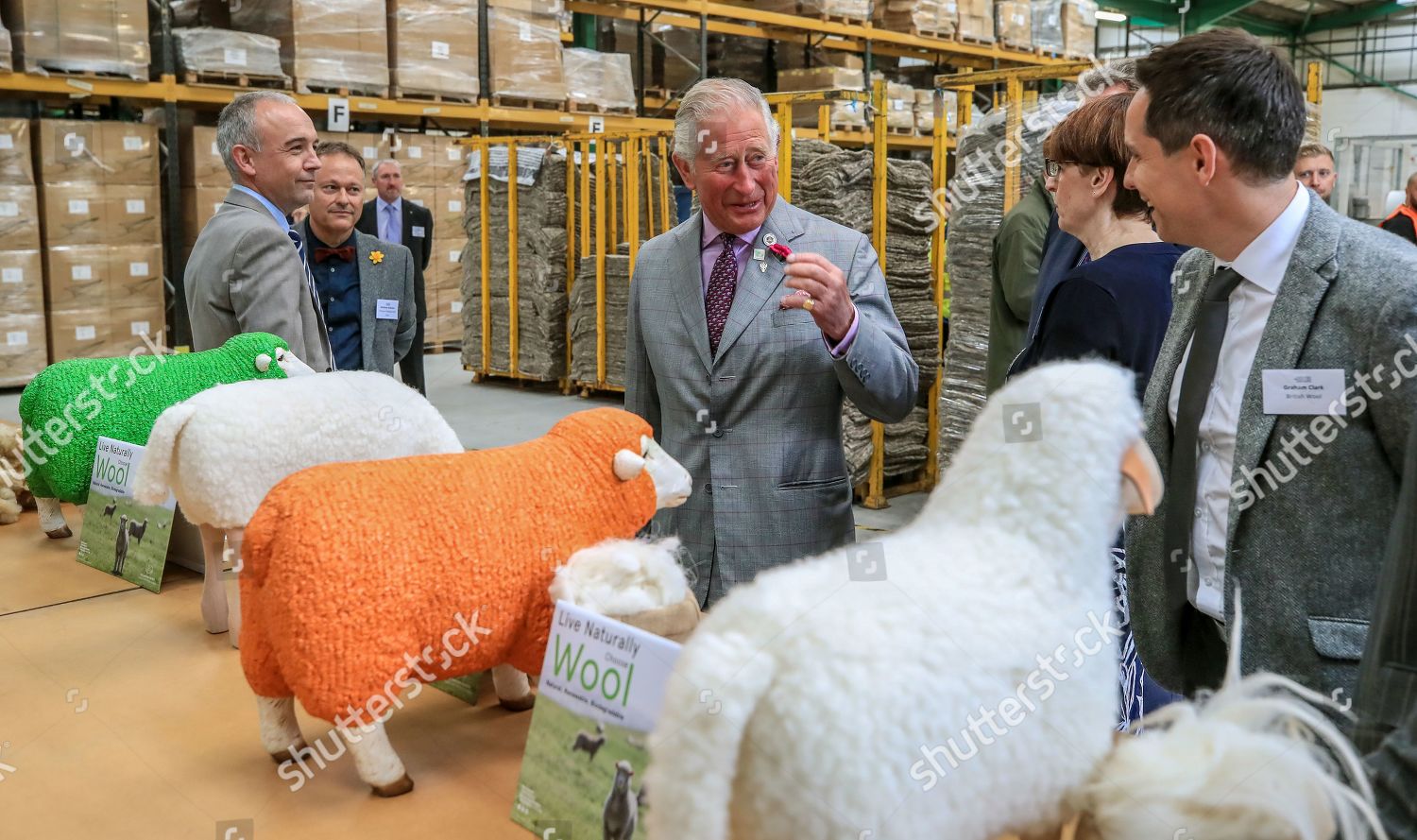 Prince Charles Arrives Visit Woolcool Stone Editorial Stock Photo ...
