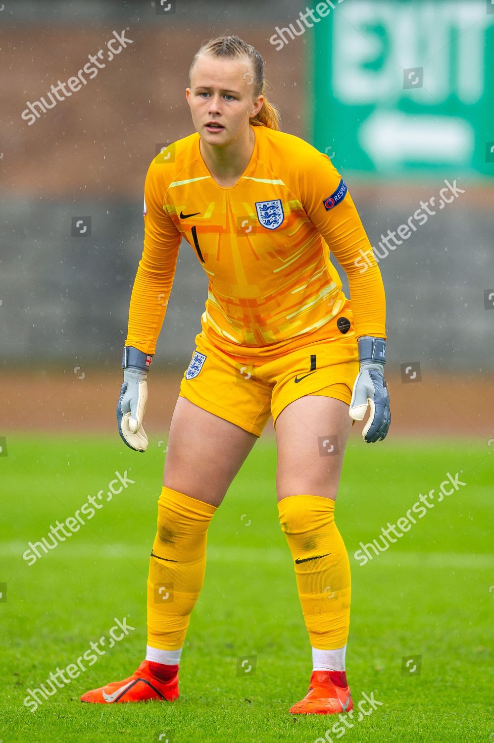Hannah Hampton 1 England During Uefa Editorial Stock Photo - Stock ...