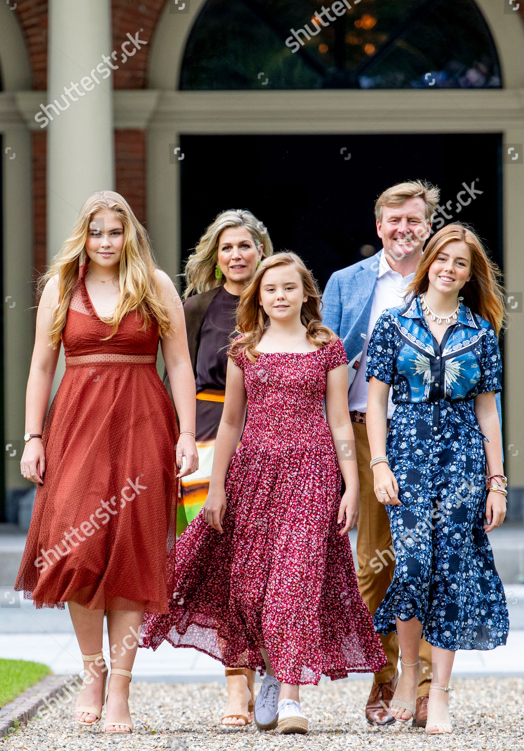 King Willemalexander Queen Maxima Children Princess Editorial Stock ...