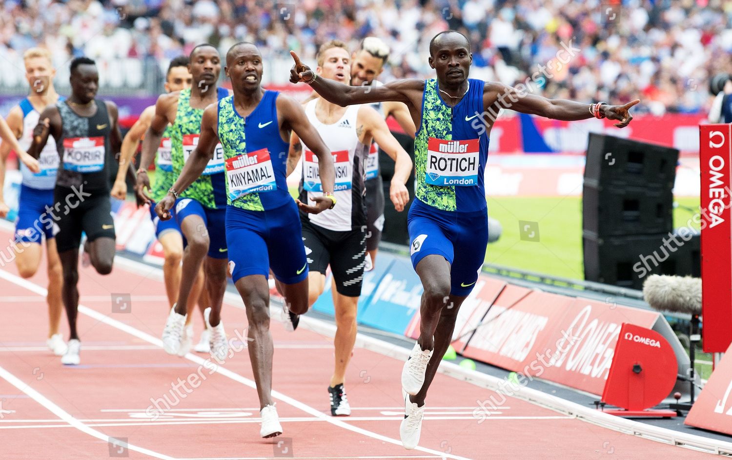 Ferguson Cherulyot Rotich Ken Finishes 1st Editorial Stock Photo ...