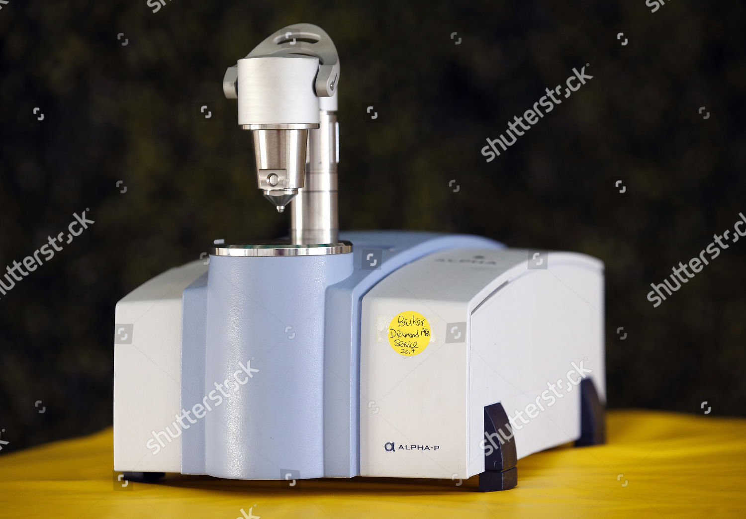 Pill Testing Machine Displayed During Demonstration Editorial Stock ...