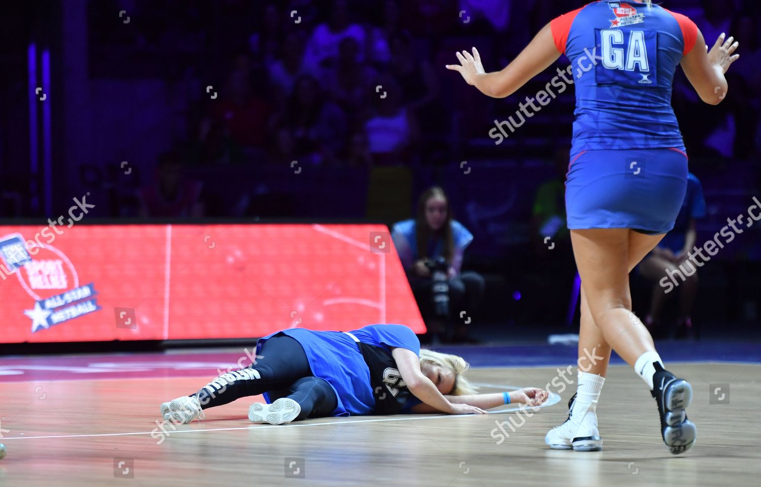 Comic Relief Celebrity Netball Match Jennifer Editorial Stock Photo ...