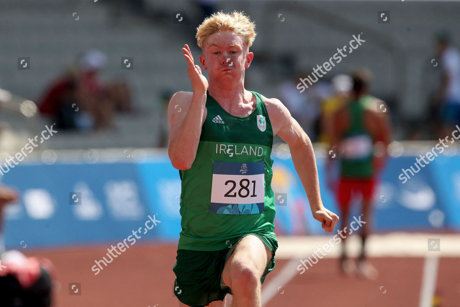 Boys Decathlon Diarmuid Oconnor Long Jump Editorial Stock Photo - Stock ...
