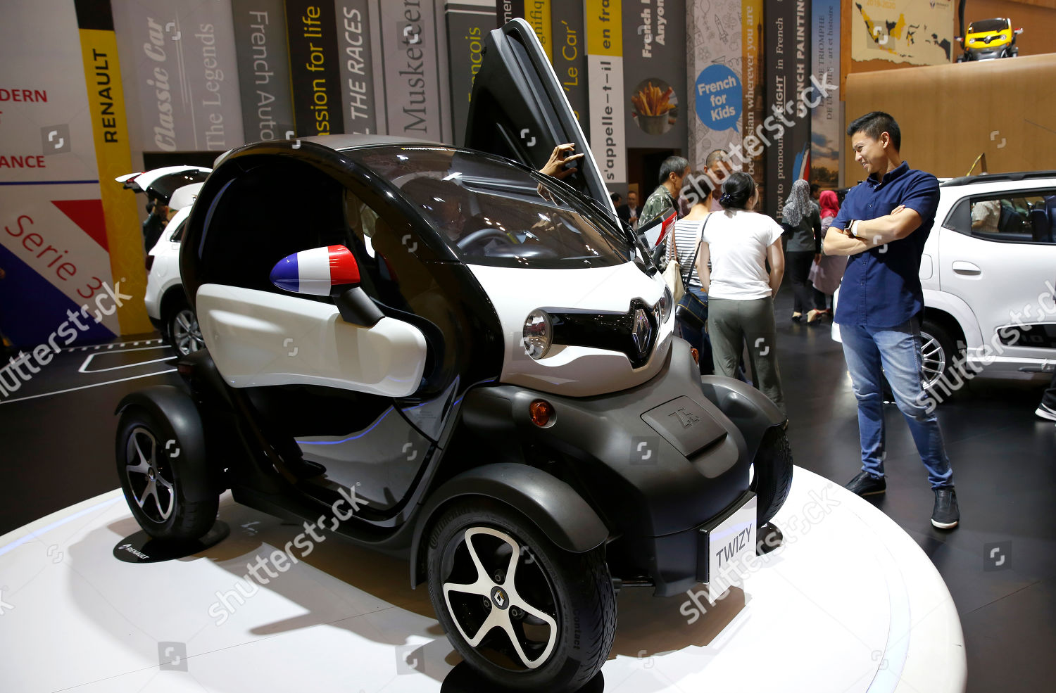 Visitors Look French Made Car Renault Editorial Stock Photo - Stock ...