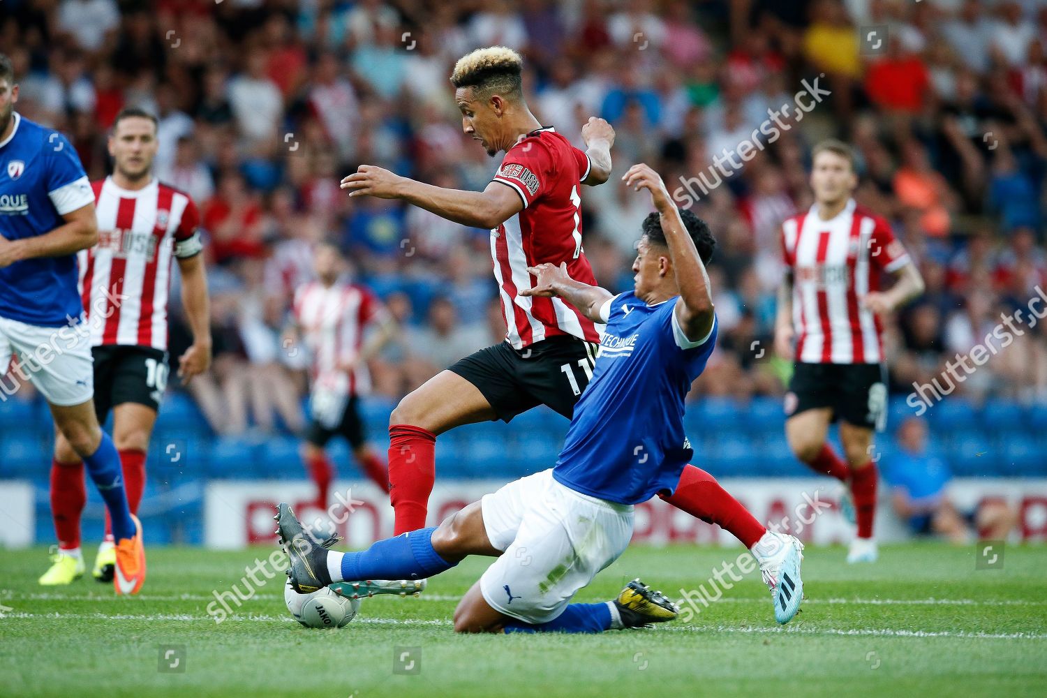 Josef Yarney Chesterfield Fc Challenges Callum Editorial Stock Photo ...