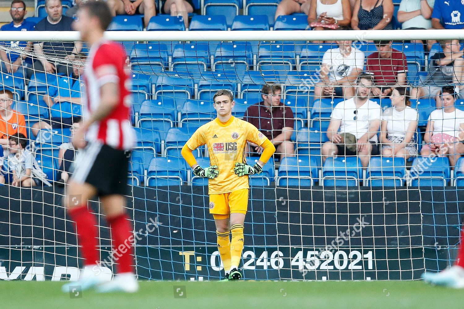 Marcus Dewhurst During Preseason Friendly Match Editorial Stock Photo ...