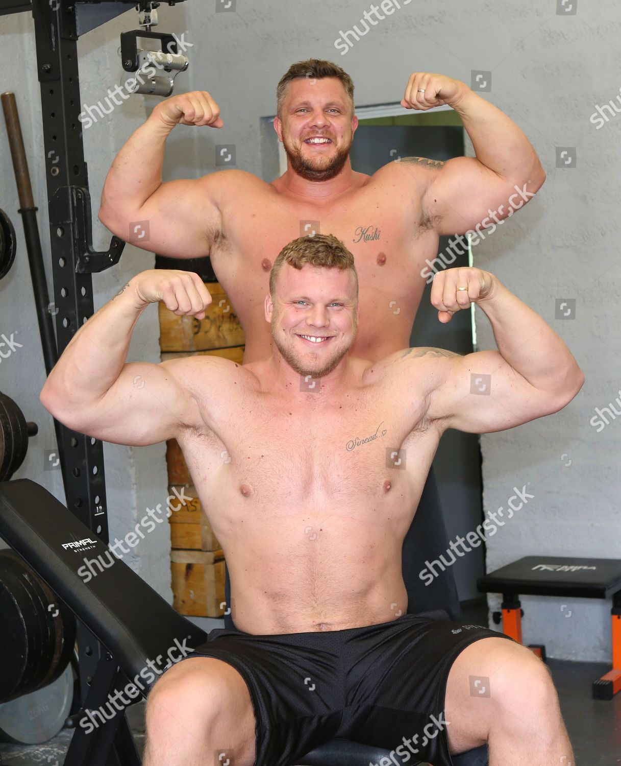 Luke Stoltman Back Tom Stoltman Front Editorial Stock Photo - Stock ...