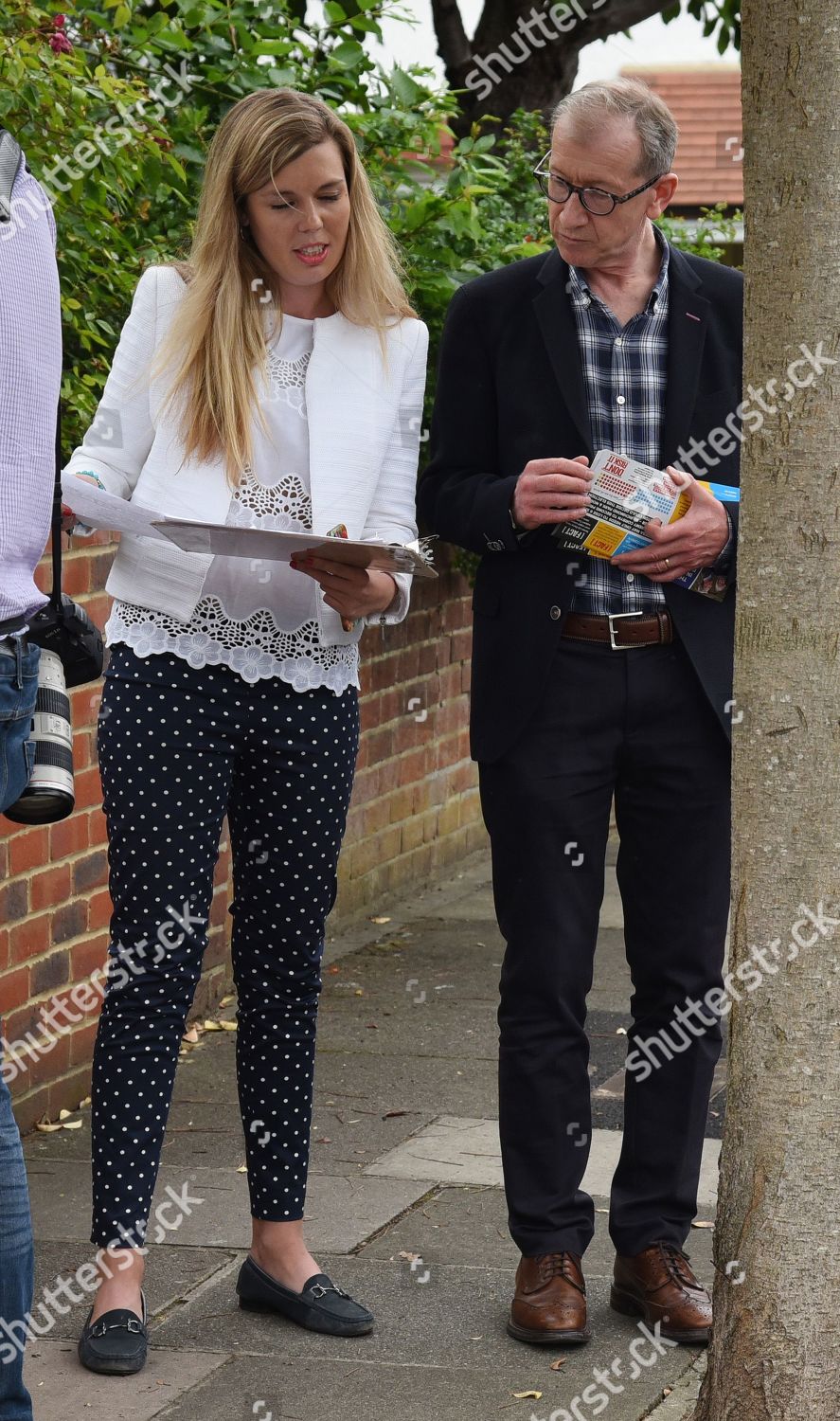 Carrie Symonds Philip May During Prime Editorial Stock Photo - Stock ...