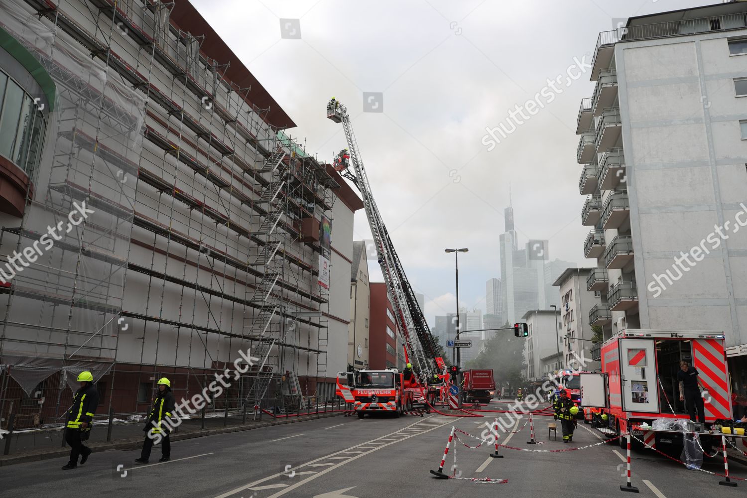 Firefighters Work Museum Moderne Kunst Mmk Editorial Stock Photo ...