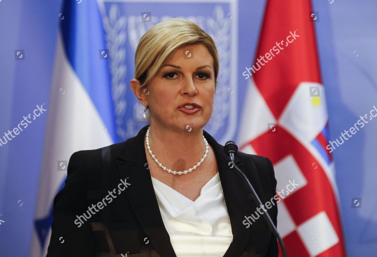 Croatian President Kolinda Grabarkitarovic Prime Ministers Editorial ...