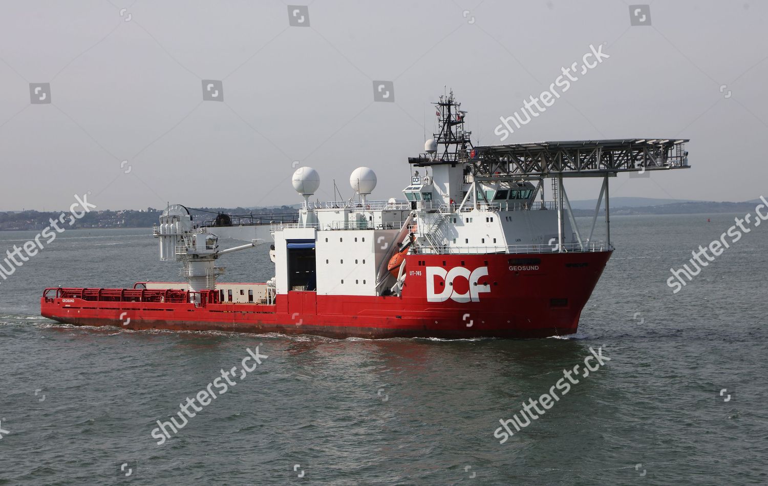Geosund Norwegian Supply Ship Working Extreme Editorial Stock Photo ...