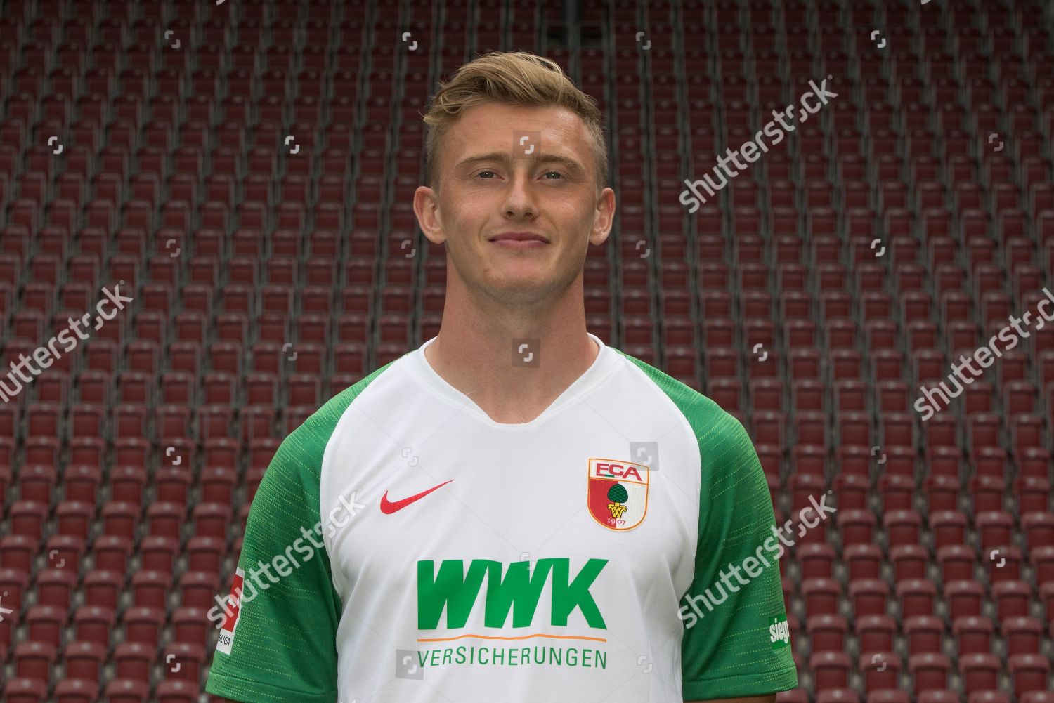 Georg Teigl 34 Fc Augsburg Mannschafts Editorial Stock Photo - Stock ...