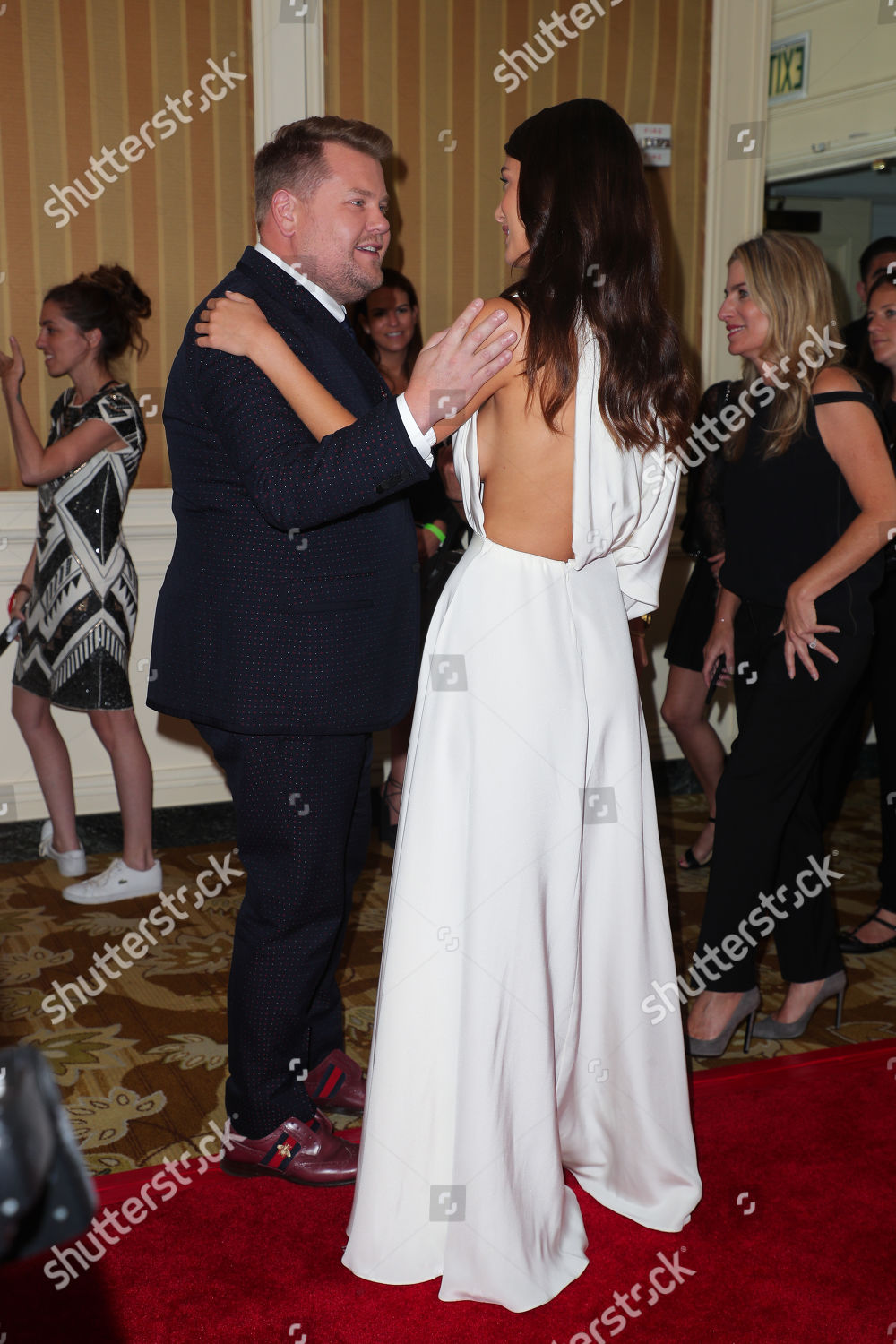 James Corden Camila Morrone Editorial Stock Photo - Stock Image ...