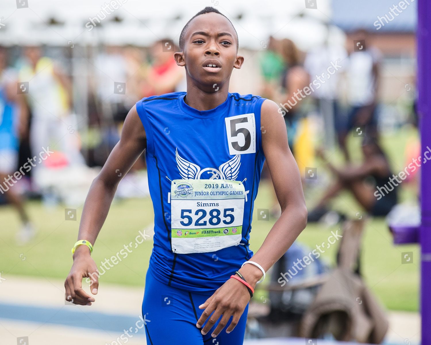 Jonathan Simms Crosses Finish Line Win Editorial Stock Photo - Stock ...