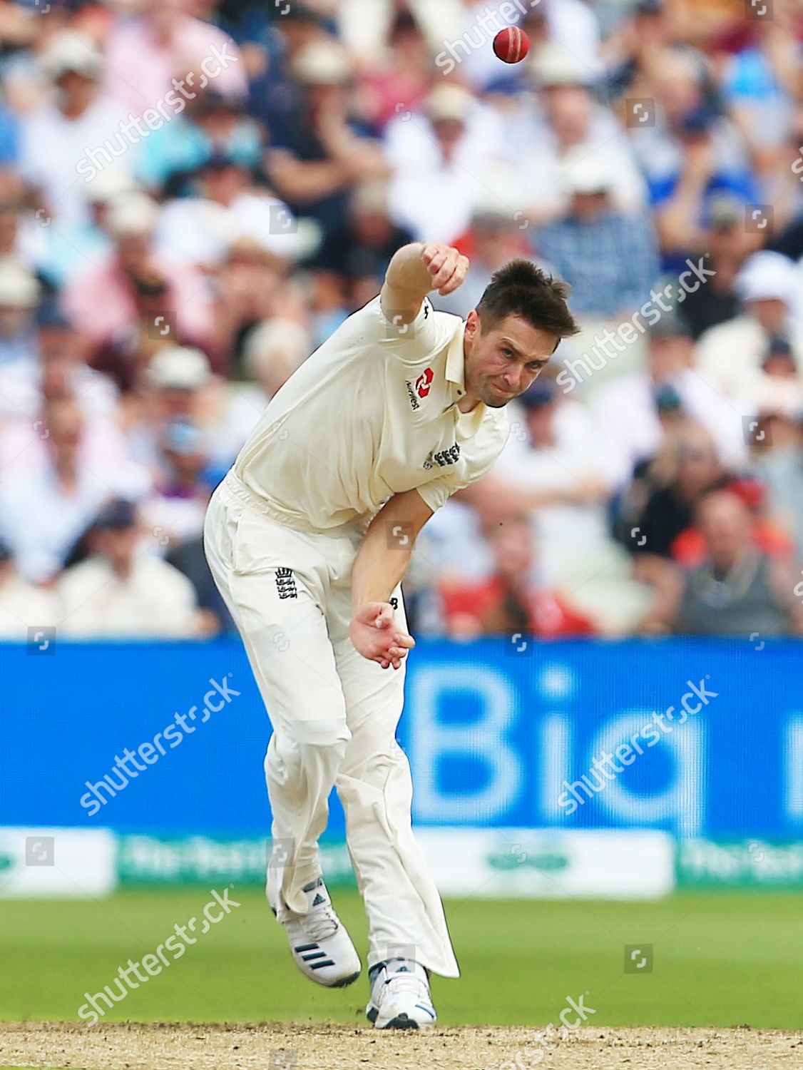 Chris Woakes England Bowling Editorial Stock Photo - Stock Image ...