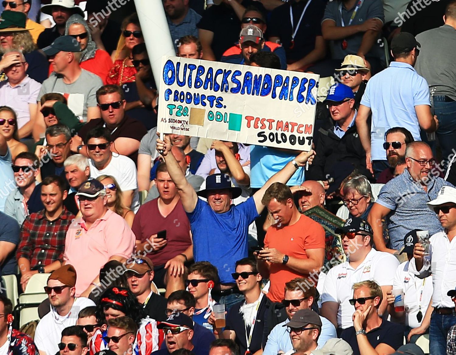 Sandpaper Banner Displayed Crowd After Steve Editorial Stock Photo ...