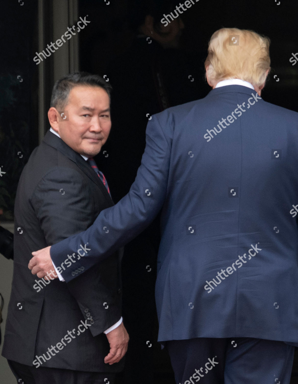 President Khaltmaagiin Battulga Mongolia Looks Back Editorial Stock ...