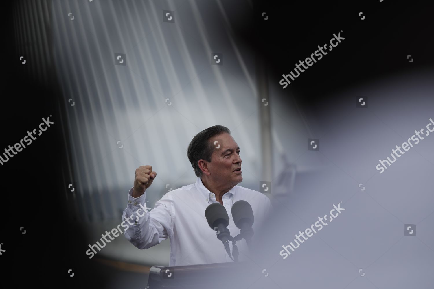 Panamanian President Laurentino Cortizo Speaks During Editorial Stock ...