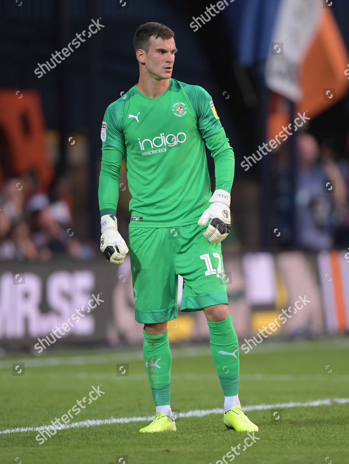 Luton Town Goalkeeper Simon Sluga Editorial Stock Photo - Stock Image ...