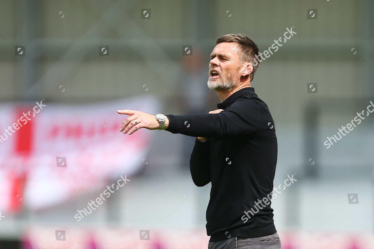 Graham Alexander Manager Salford City Editorial Stock Photo - Stock ...