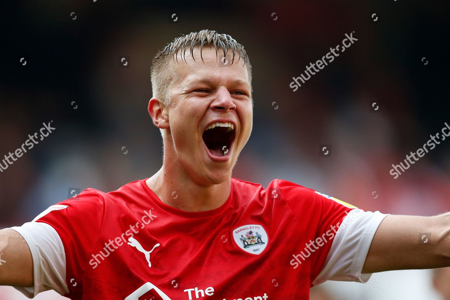 Mads Anderson Barnsley Fc Celebrates Winning Editorial Stock Photo ...