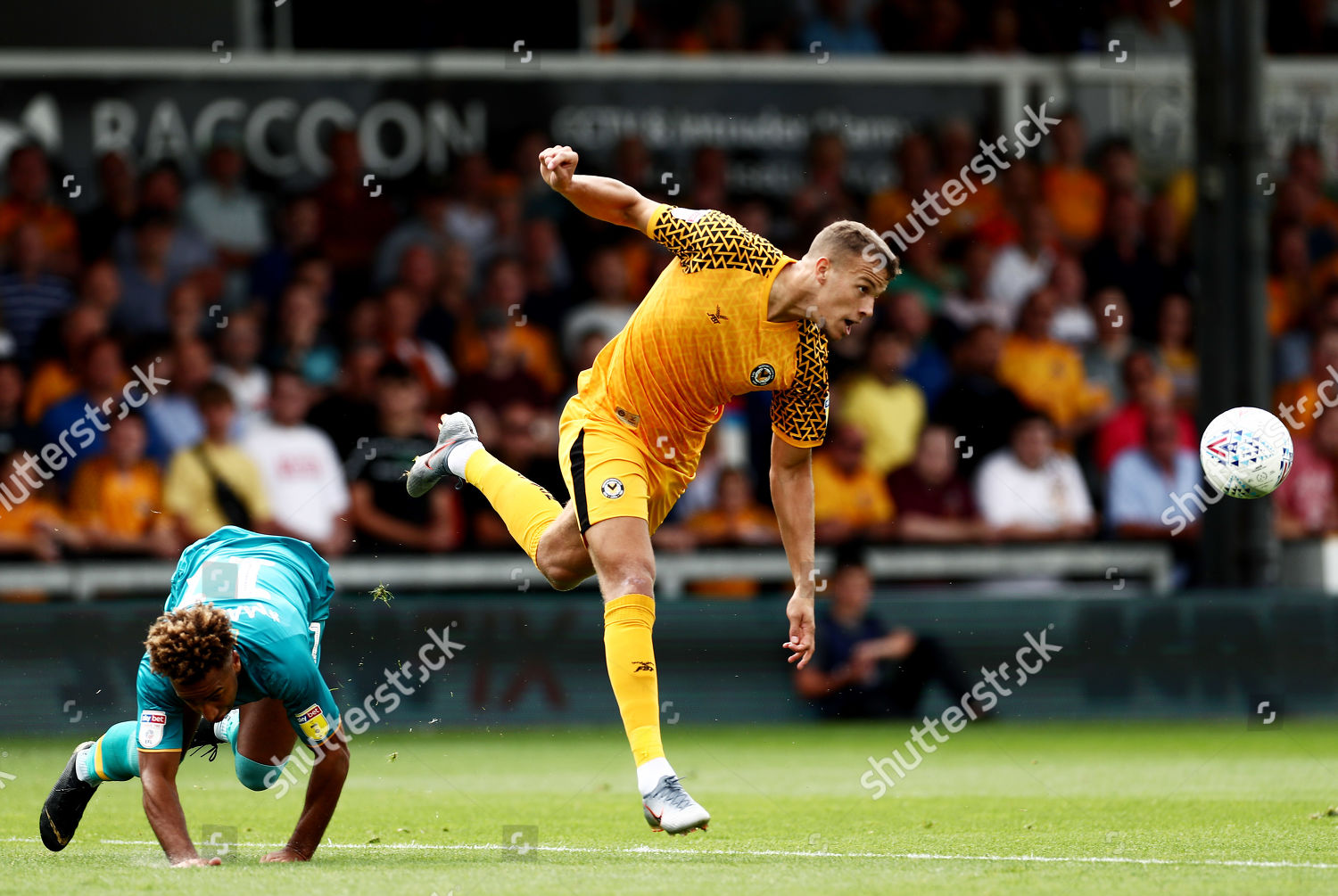 Kyle Howkins Newport County Nicky Maynard Editorial Stock Photo - Stock ...