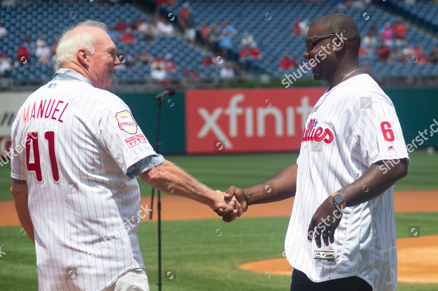 Former Philadelphia Phillies Manager Charlie Manual Editorial Stock ...