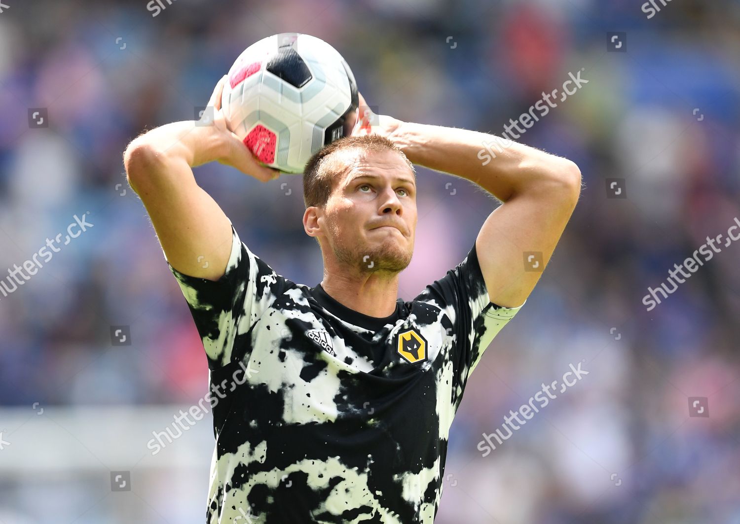 Ryan Bennett Wolverhampton Wanderers During Warm Editorial Stock Photo ...