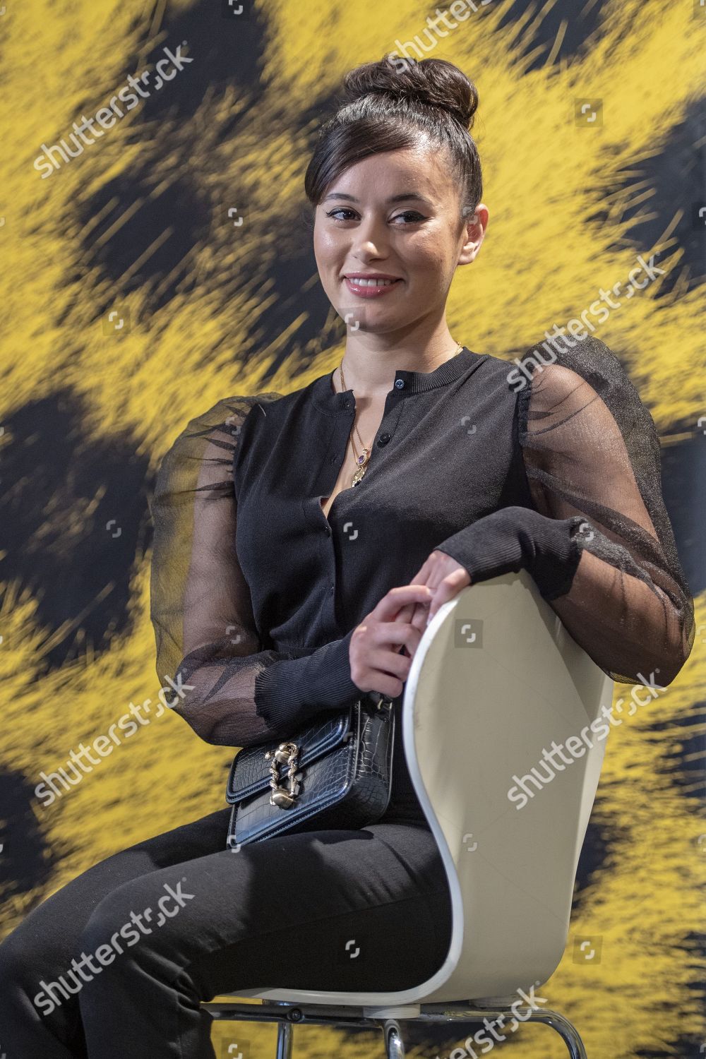French Actress Melissa Guers Poses During Editorial Stock Photo - Stock ...