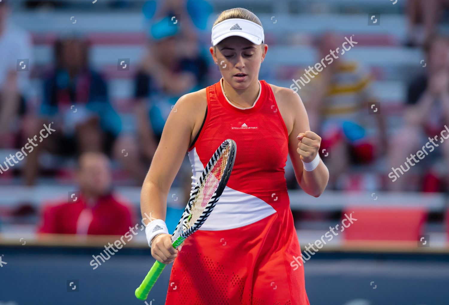Jelena Ostapenko Latvia Action During Her Editorial Stock Photo - Stock ...