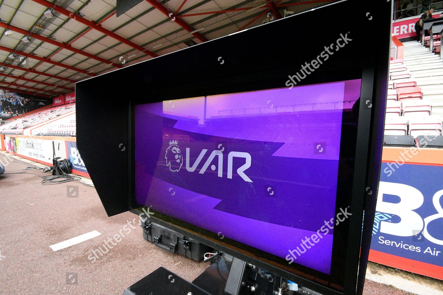 Var Screen Next Pitch Ahead Premier Editorial Stock Photo - Stock Image ...