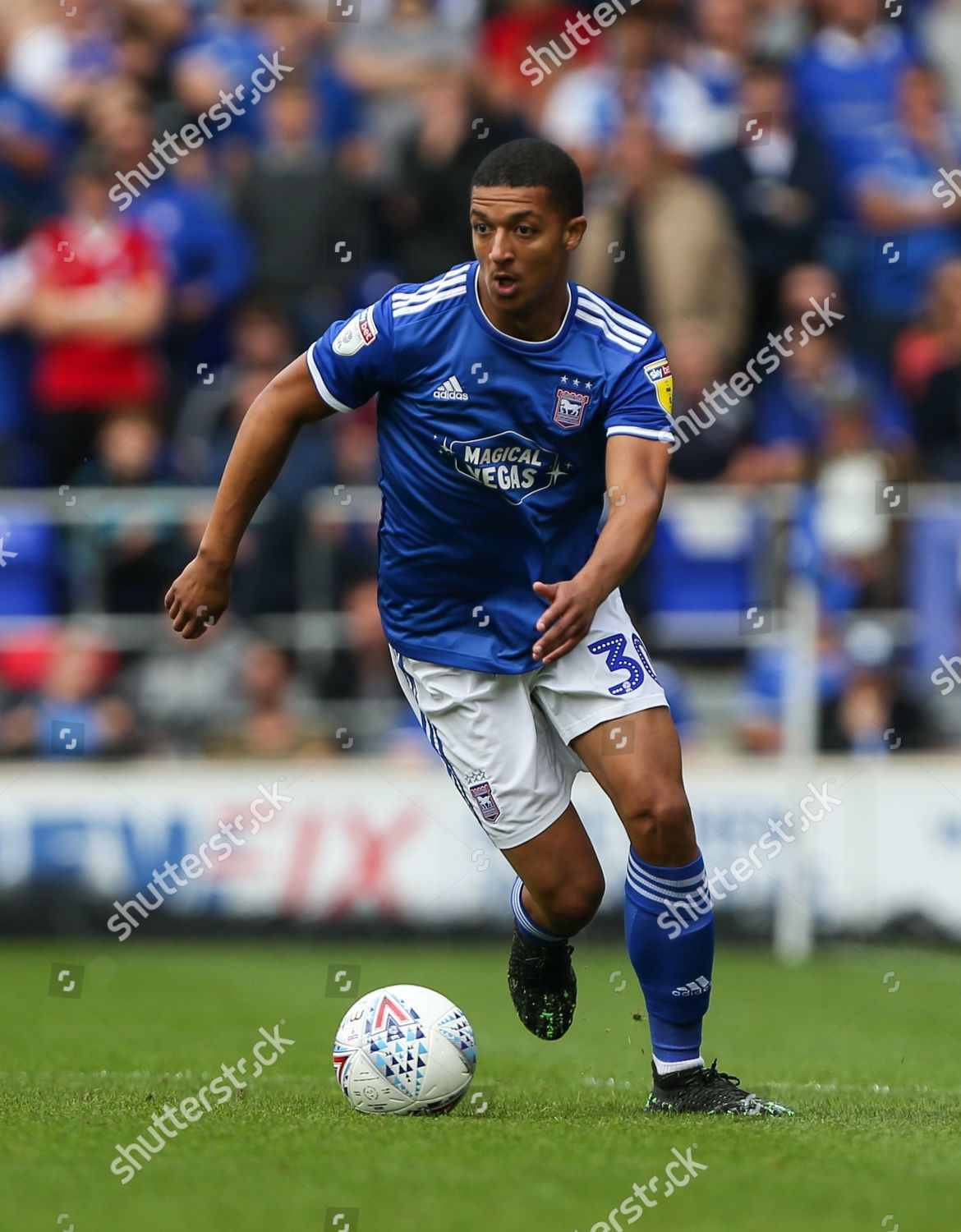 Myles Kenlock Ipswich Town On Ball Editorial Stock Photo - Stock Image ...