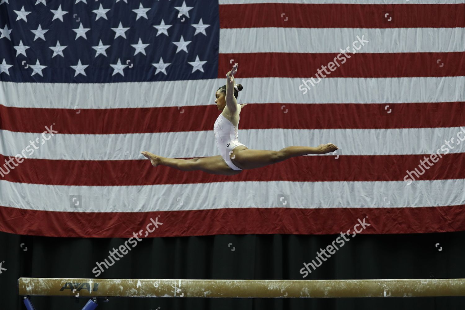 Gymnast Emjae Frazier Competes During Day Editorial Stock Photo - Stock ...