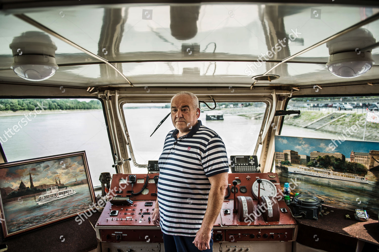 0139 LASZLO DAJKA CAPTAIN MONARCHIA SHIP Editorial Stock Photo - Stock ...