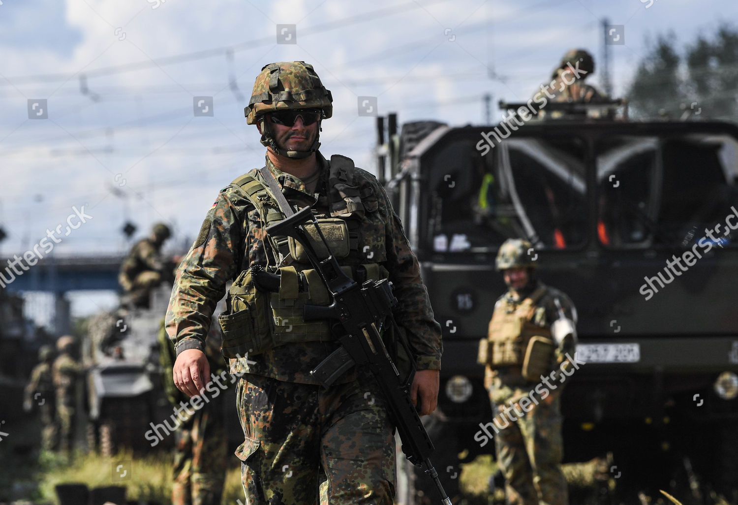 German Bundeswehr Army Soldiers 41st Armored Editorial Stock Photo ...