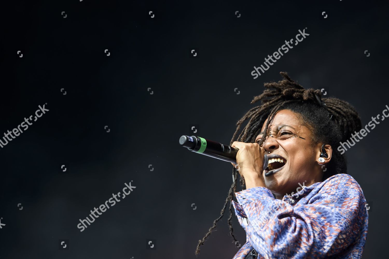 Swiss Rapper Kt Gorique Performs On Editorial Stock Photo - Stock Image ...