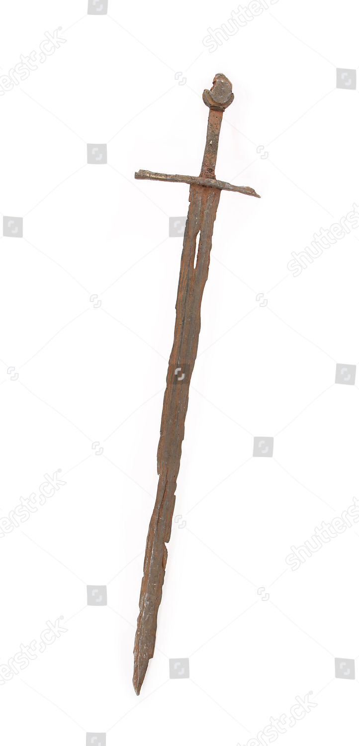 Knights Round Table Sword Michael Bays Editorial Stock Photo - Stock ...