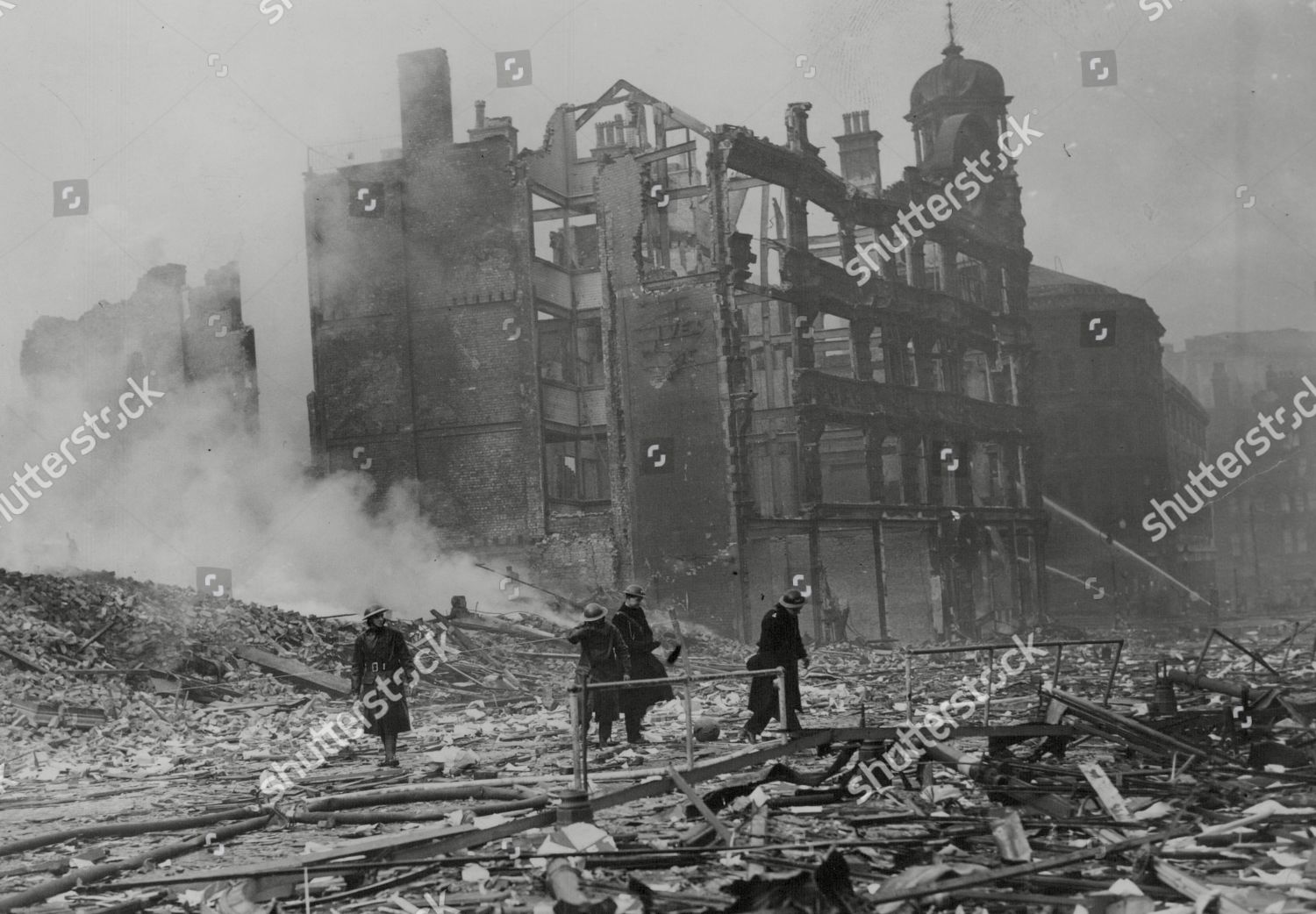 German Air Raids During Blitz Manchester Editorial Stock Photo - Stock ...