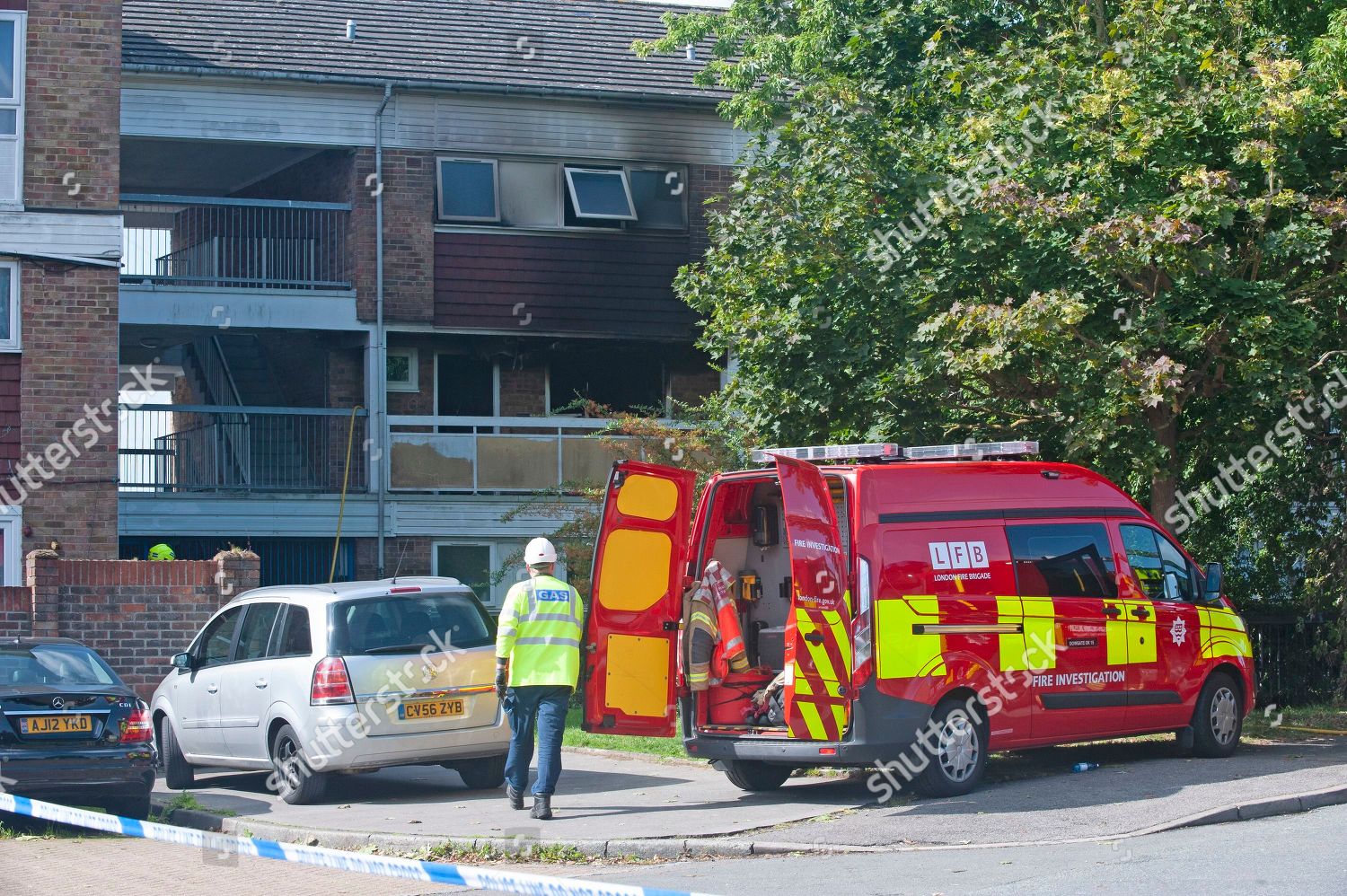 Fire Investigation Van London Fire Brigade Editorial Stock Photo ...
