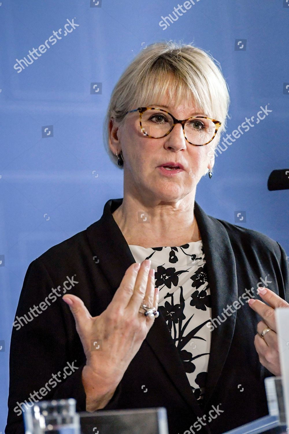 Swedens Foreign Minister Margot Wallstrom Speaks Editorial Stock Photo ...