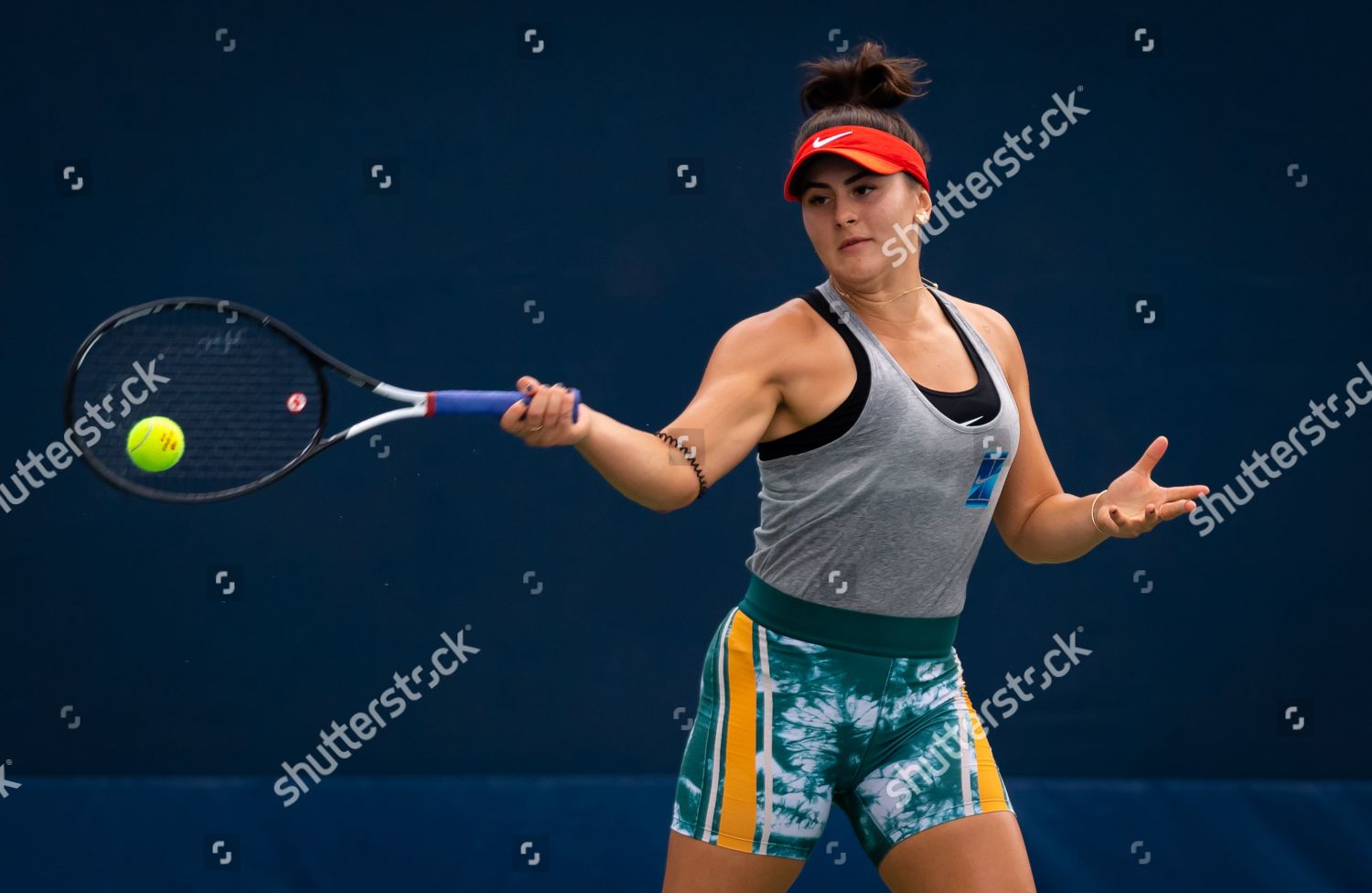 Bianca Andreescu Canada During Practice Editorial Stock Photo - Stock ...