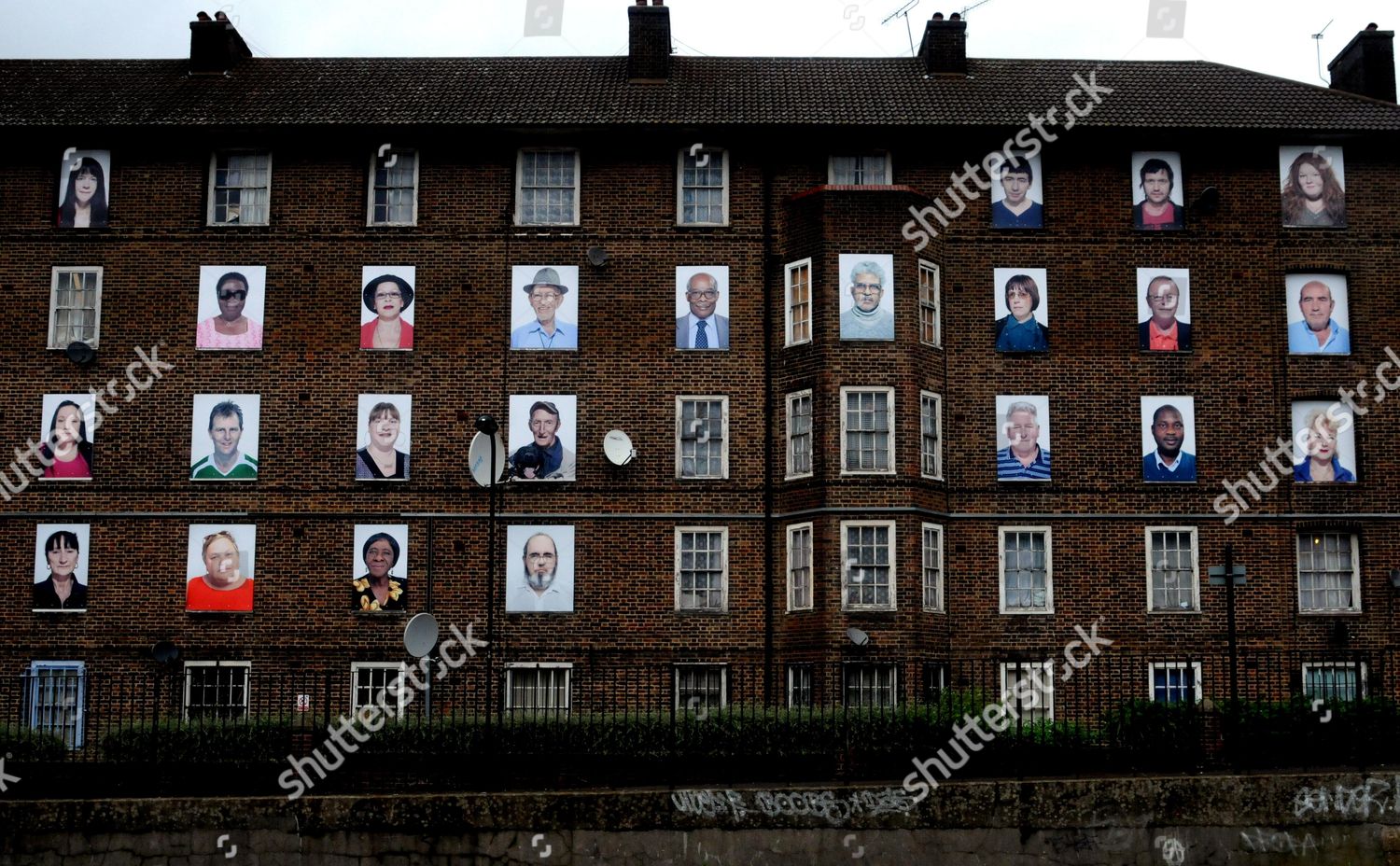 Samuel House Part Haggerston Estate Editorial Stock Photo - Stock Image ...