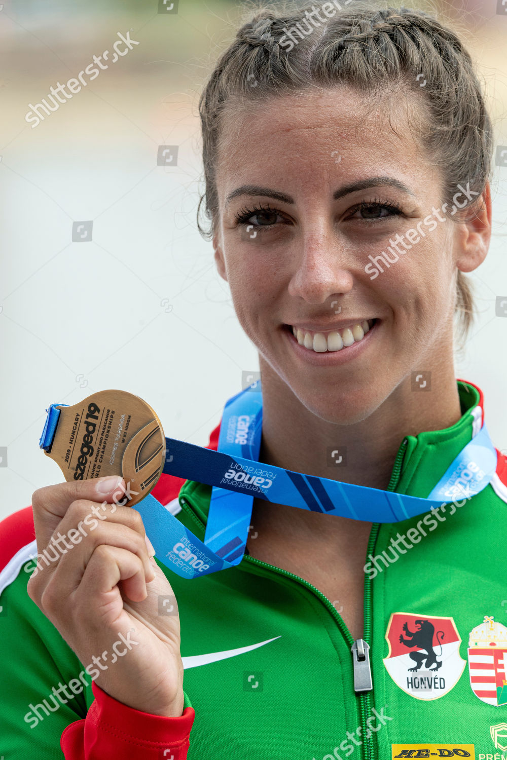 Gold Medalist Tamara Csipes Hungary Celebrates Editorial Stock Photo ...